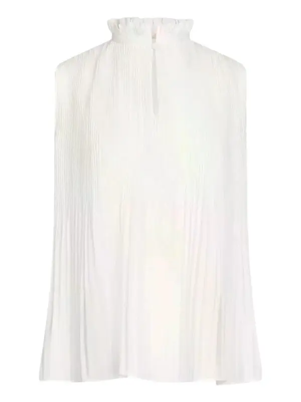 Liu Jo Georgette Sleeveless Top - White