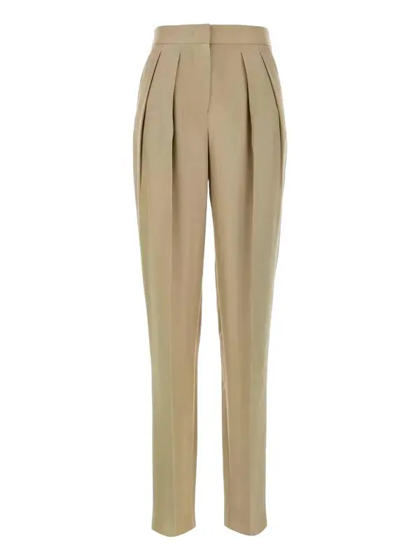 Giorgio Armani Silk Trousers - Neutrals