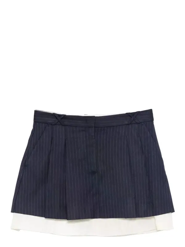 THE GARMENT Denver Mini Skirt - Blue