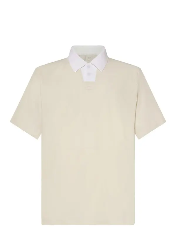 Oakley Performance Stretch Polo With Contrast Collar - Mist