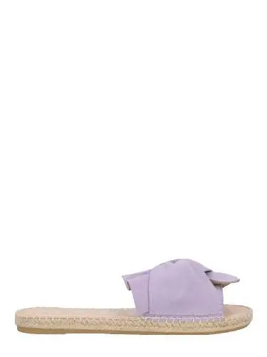 Manebí Leather Espadrille Sandals - Lilac