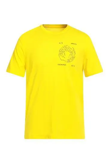 Armani Exchange T-shirt Size Pima Cotton - Yellow