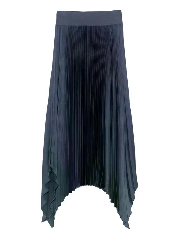 JOSEPH Ade Plissé Skirt - Blue