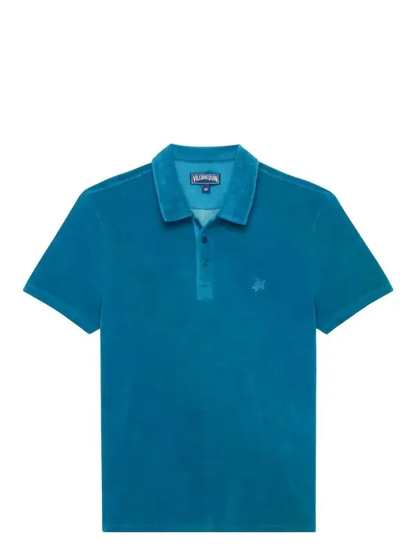 Vilebrequin Terry-cloth Polo Shirt - Blue