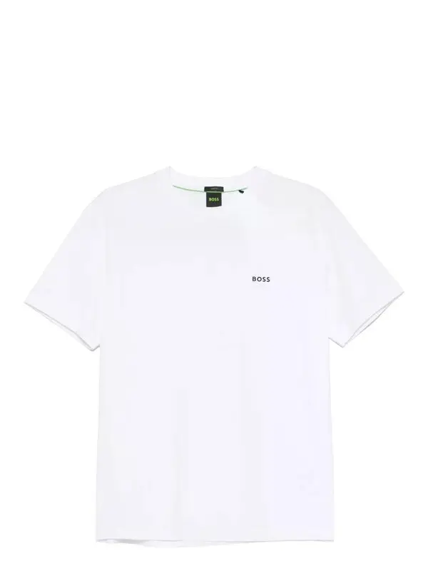 BOSS Logo-tape T-shirt - White