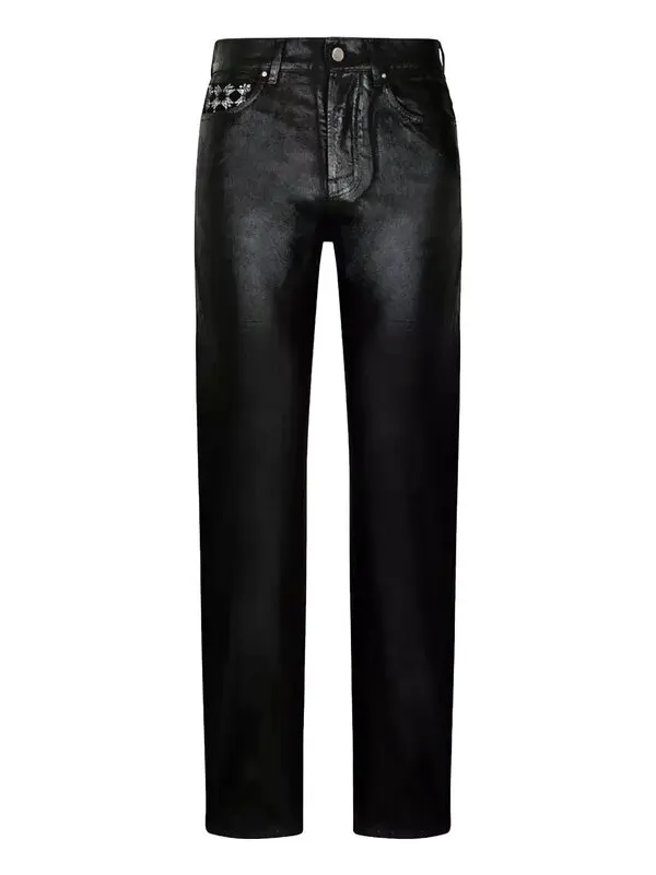 Amiri Distress-effect Jeans - Black