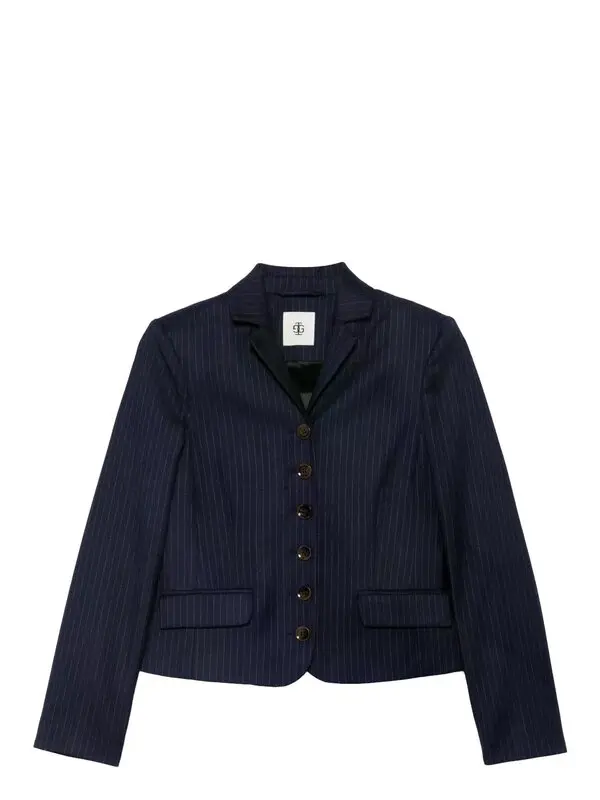 THE GARMENT Pinstriped Blazer - Blue