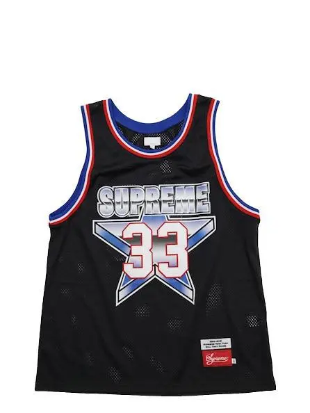 Supreme All Star Basketball Jersey - Black