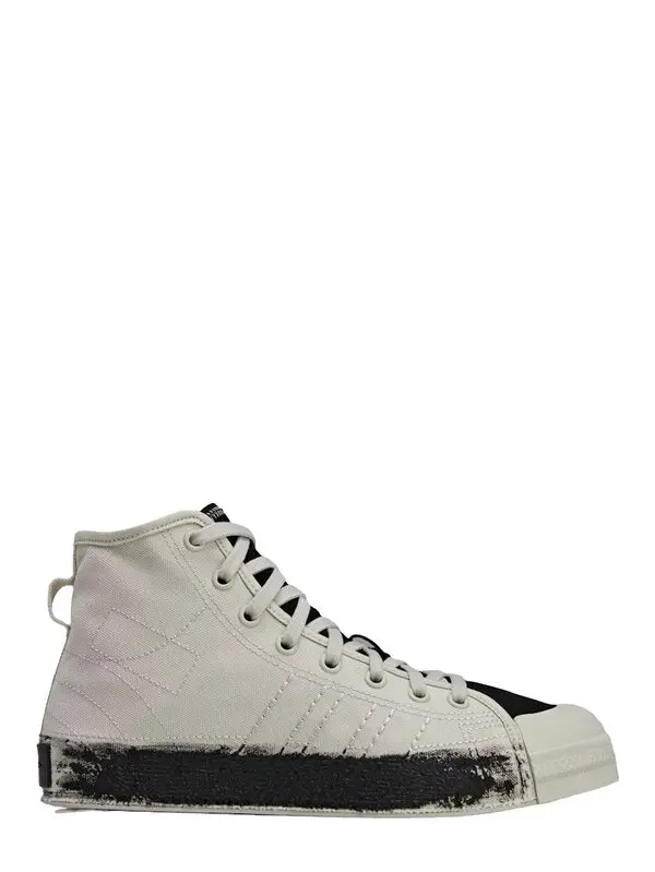 Adidas Y3 Nizza Hi Sneakers - Talc/black