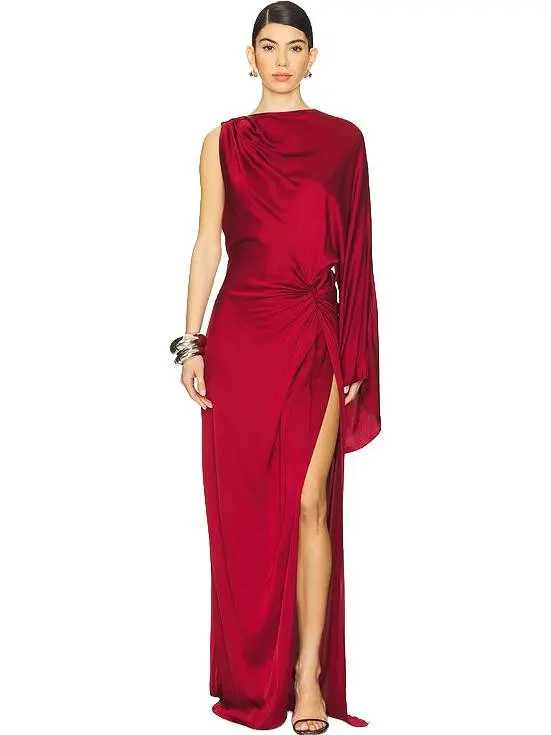 L'academie By Marianna Cassia Gown - Oxblood