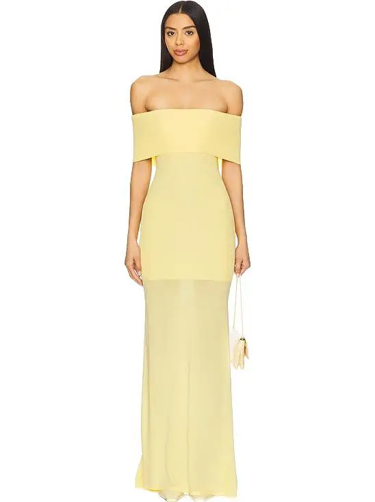 LOVERS AND FRIENDS Christi Maxi Dress - Butter Yellow