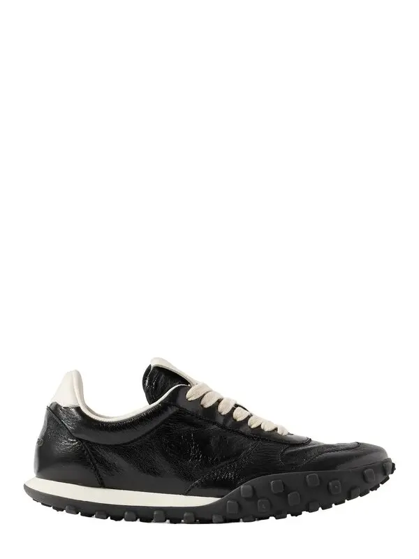 JIL SANDER Leather Sneakers - Black