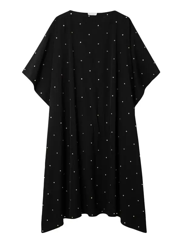 Stella McCartney Crystal-embellished Kaftan - Black
