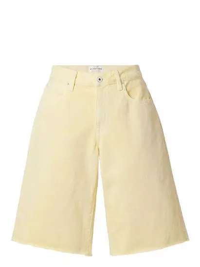 SLVRLAKE Mica Denim Shorts - Yellow