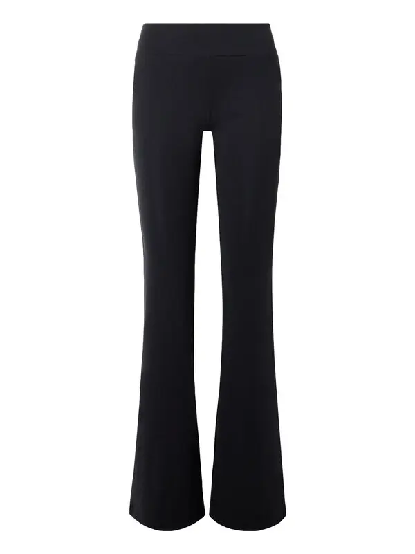 COURREGES Scuba Flared Pants - Black