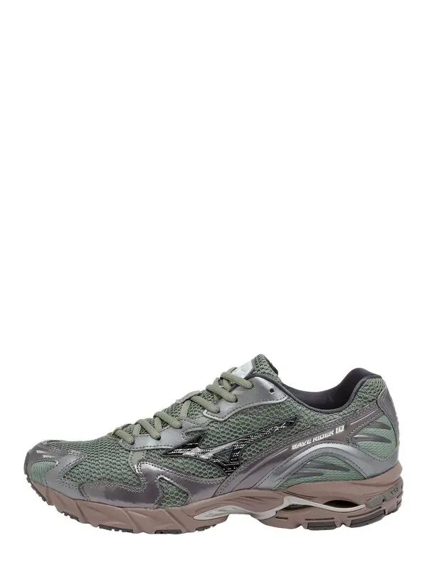 Mizuno Wave Rider 10 - Agave Green/black Sand/metallic Grey