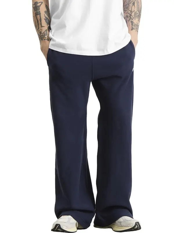 Champion Reverse Weave Straight Hem Sweatpants - Blue