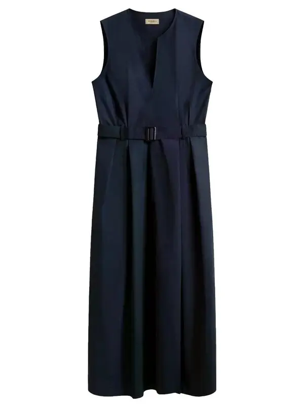 Woolrich Belted Midi Dress - Blue