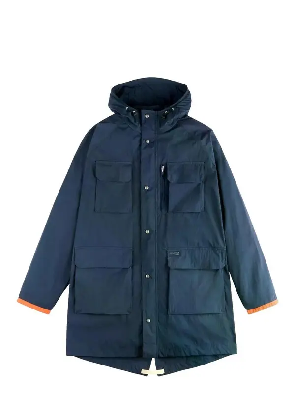 FAY Fisherman Parka Coat - Blue