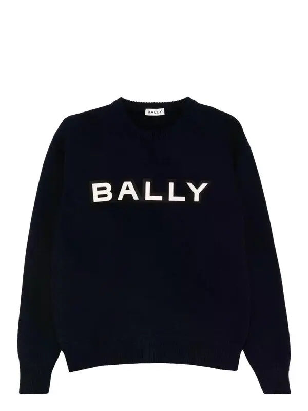 Bally Logo-patch Jumper - Blue