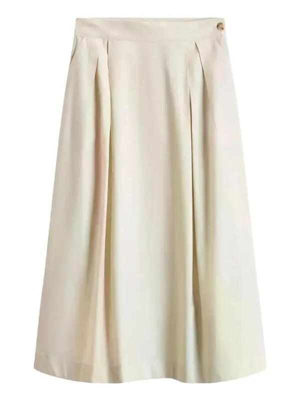 Woolrich Full Midi Skirt - Neutrals