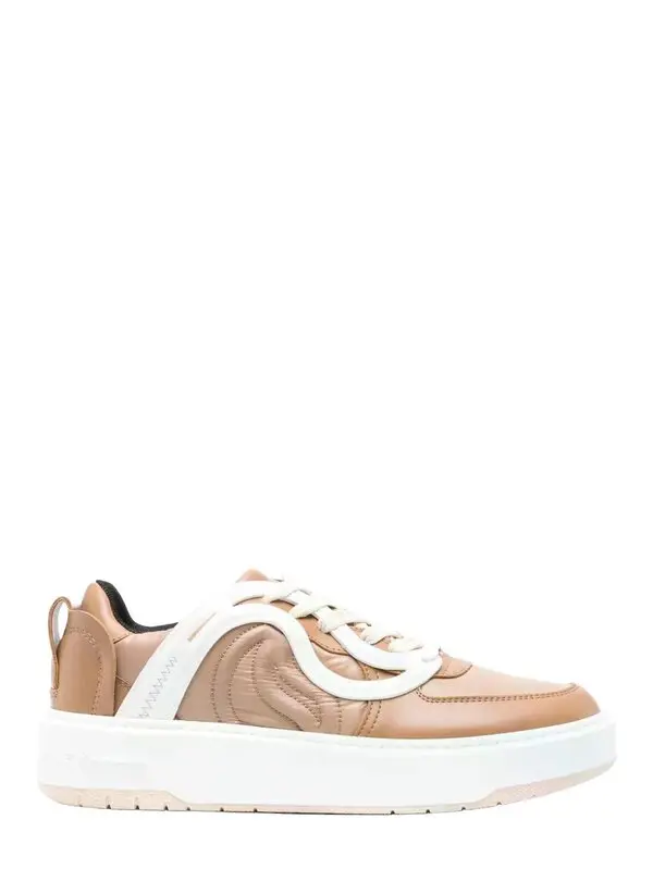 Stella McCartney S-wave 1 Faux-leather Sneakers - Brown