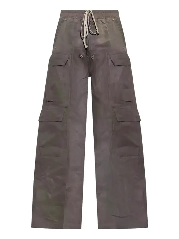 Rick Owens Cotton Trousers - Grey