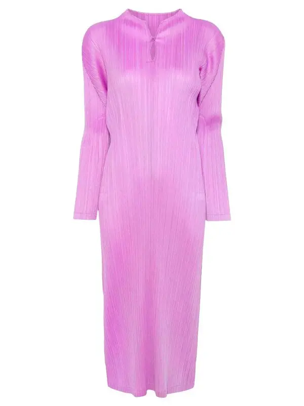 Issey Miyake Monthly Colors: January Midi Dress - Purple