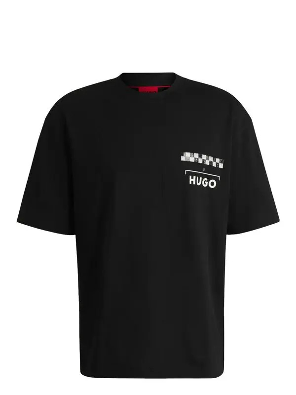 Hugo Logo-print T-shirt - Black