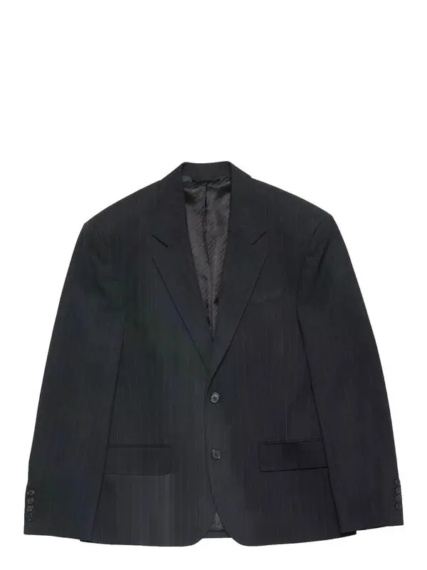 Acne Studios Pinstriped Blazer - Blue