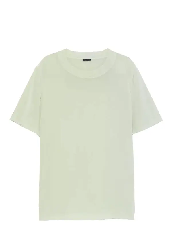 JOSEPH Rubin Silk T-shirt - Green