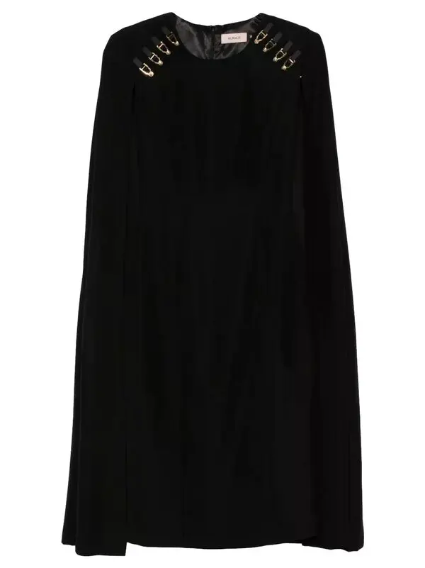 MURMUR Mantle Midi Dress - Black
