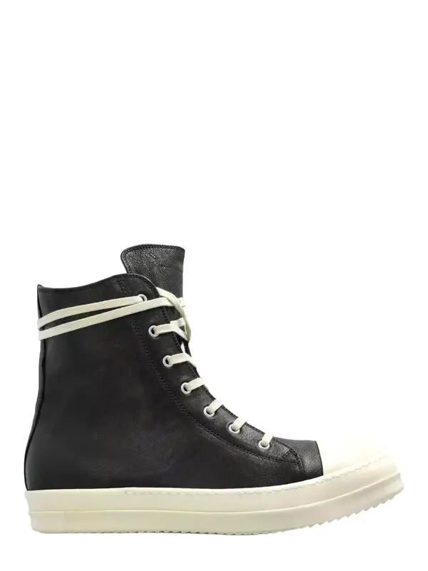 Rick Owens Brushed-finish Sneakers - Black