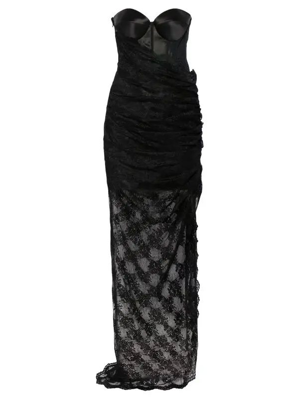 Giuseppe Di Morabito Lace Maxi Dress - Black