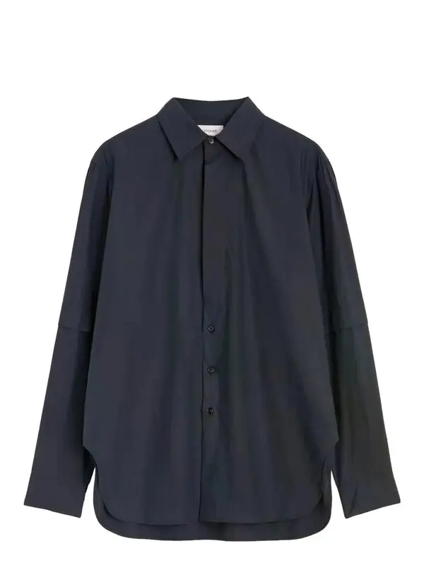 LEMAIRE Side Slits Shirt - Black