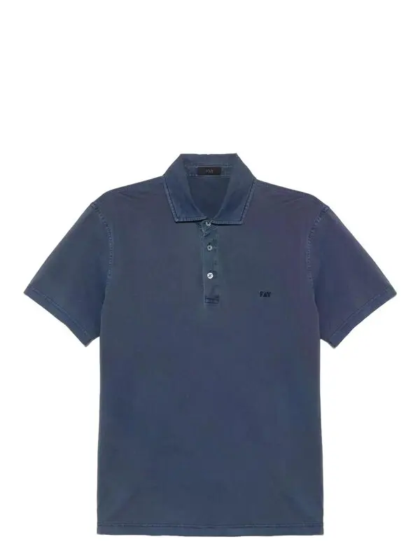 FAY Jersey Polo Shirt - Blue