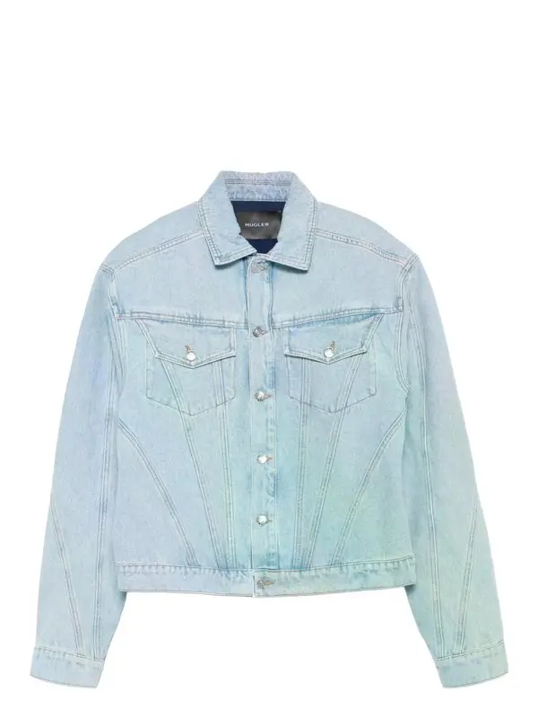 MUGLER Denim Jacket - Blue
