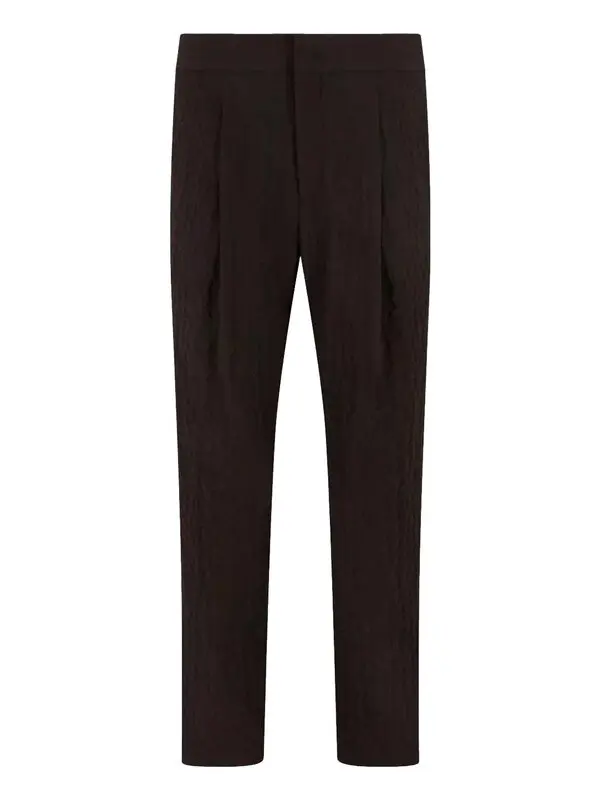 Giorgio Armani Tapered Trousers - Brown