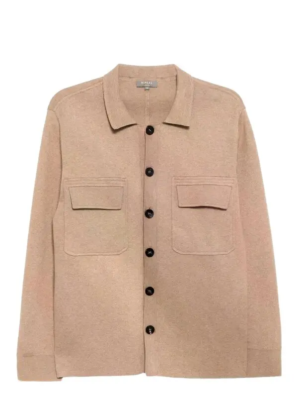 N.peal Buttoned-up Cardigan - Brown