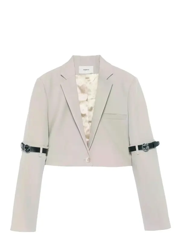 Coperni Cropped Blazer - Neutrals