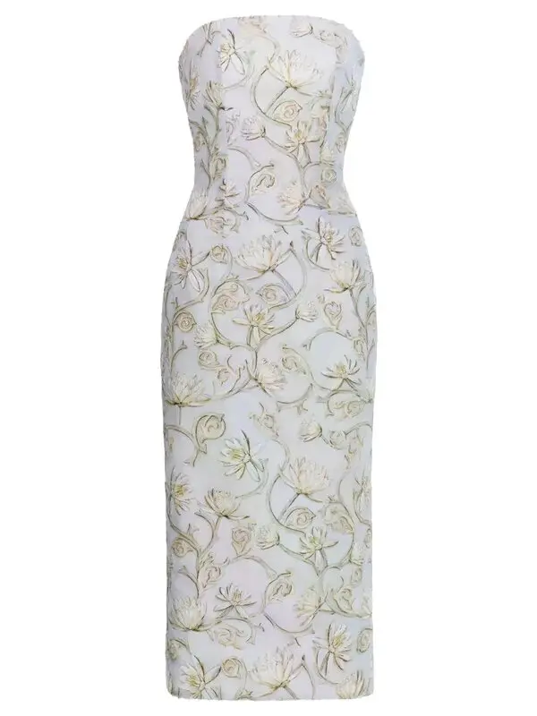 Agua Bendita Armonía Soledad Midi Dress - White