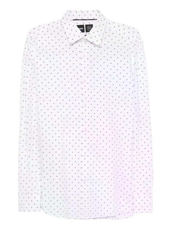 BOSS Printed Shirt - White