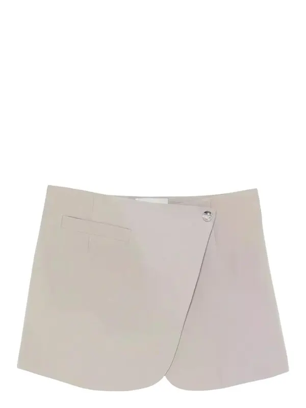 Coperni Tailored Mini Skirt - Neutrals