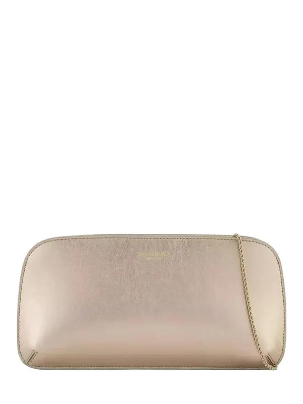 Giorgio Armani Leather Clutch - Gold
