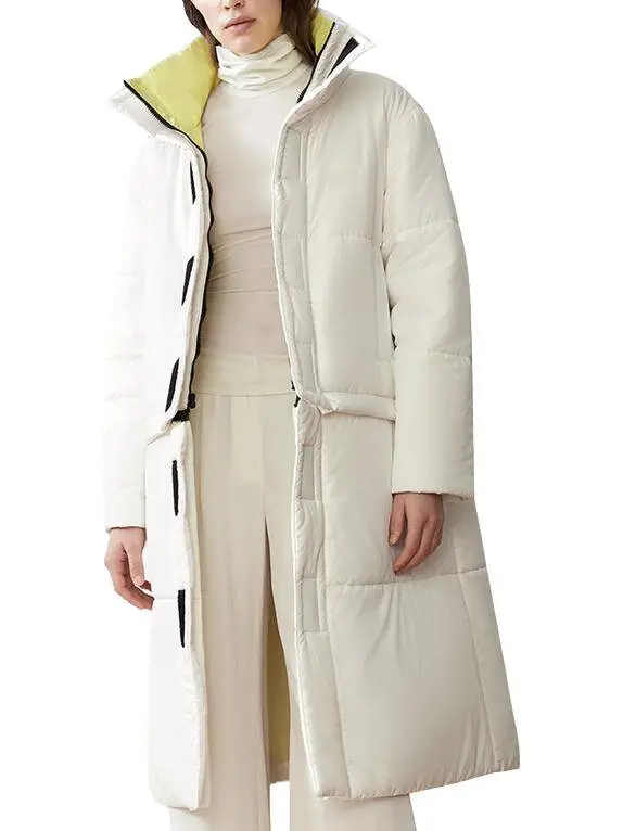 Caalo Reversible Convertible Down Coat - Off-white