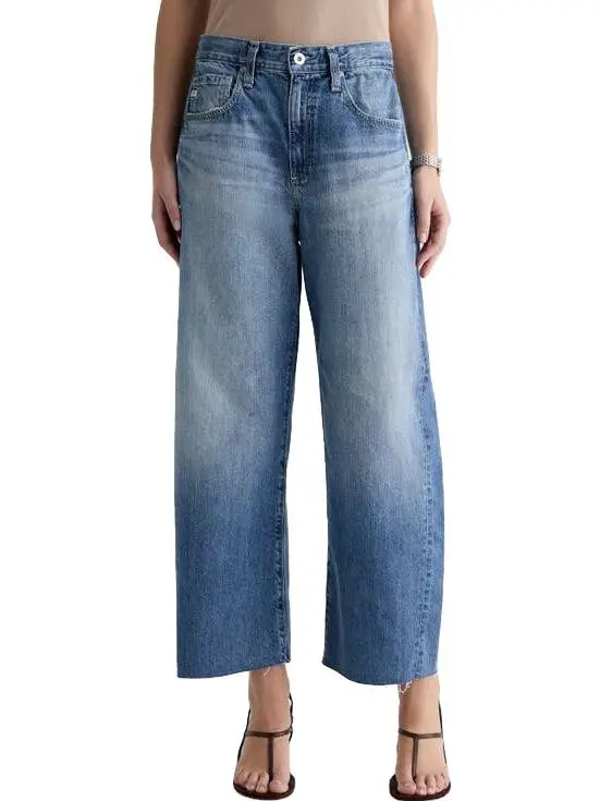 Ag Hattie High-rise Barrel Leg Jeans - Yellowstone