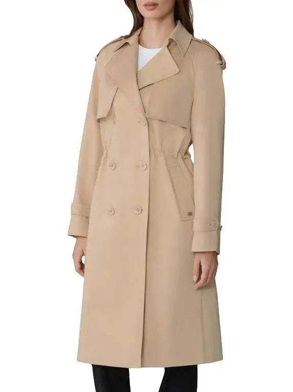 Soia & Kyo Fabiola Water Repellent Trench Coat - Almond