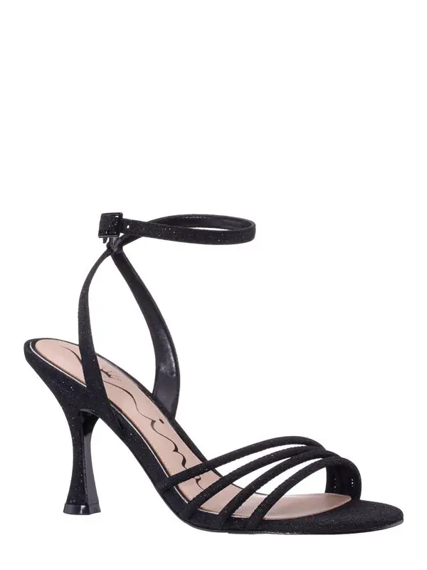 Nina Veruca Ankle Strap Sandals - Black