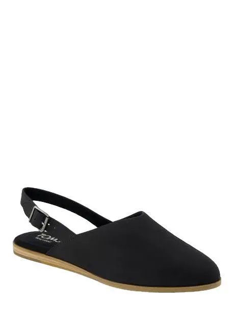 Toms Jade Slingback Mule - Black