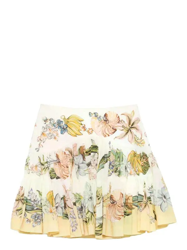 ALEMAIS Oleander Mini Skirt - Yellow